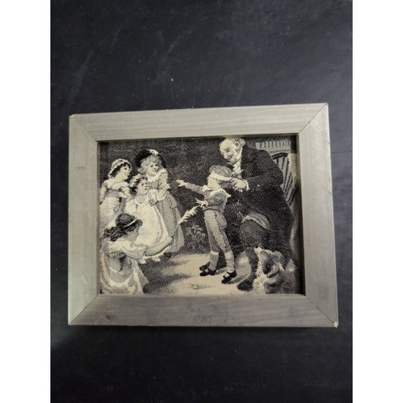 Unbranded | Art | Framed Antique French Stevengraph Neyret Freres Woven ...